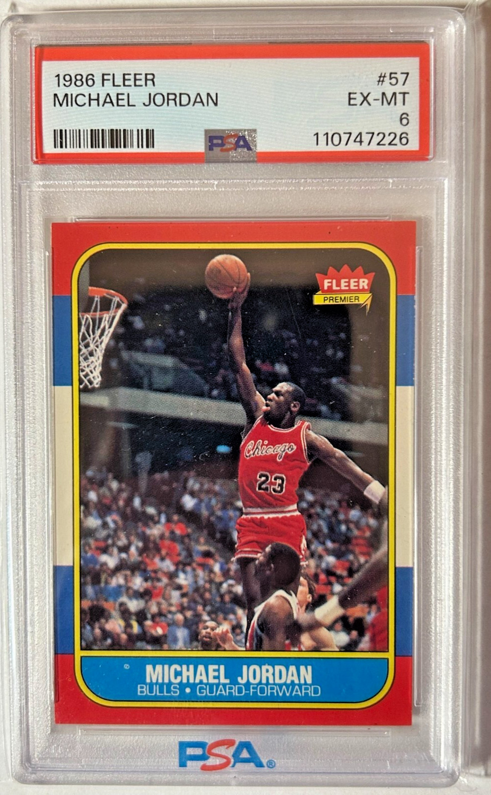 Michael Jordan Rookie Card Value Soaring - 1986-87 Fleer