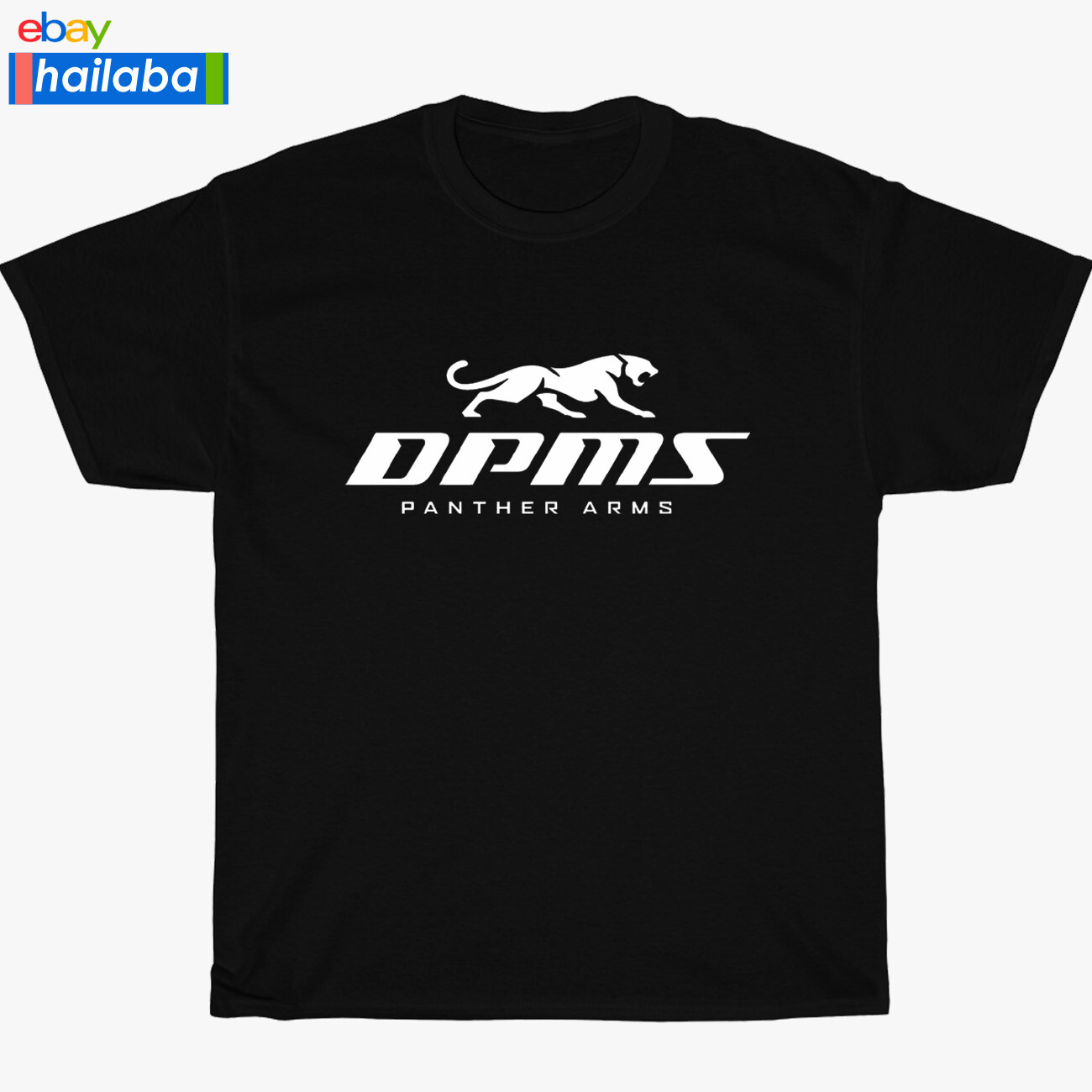 DPMS Panther Arms Firearms Logo Black/Navy/Sport Grey/White Men's T ...