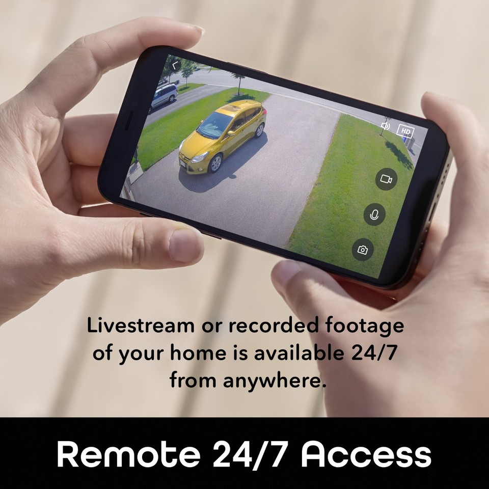 Geeni Sentry Floodlight Camera 2-Way Audio Motion Sensor Alarm Voice ...