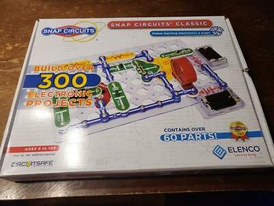 Electronic Snap Circuits SC-300 w/ 2 manuals by Elenco tested complete ...