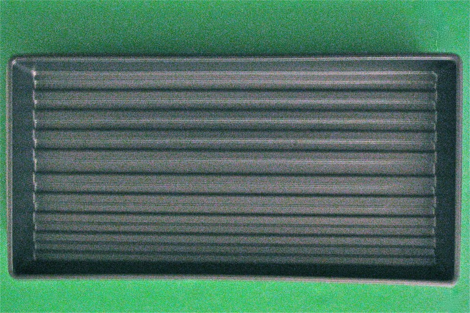 (50)Seed Starting Seedlings Peat Pot Plastic Plant tray 11x22 ...
