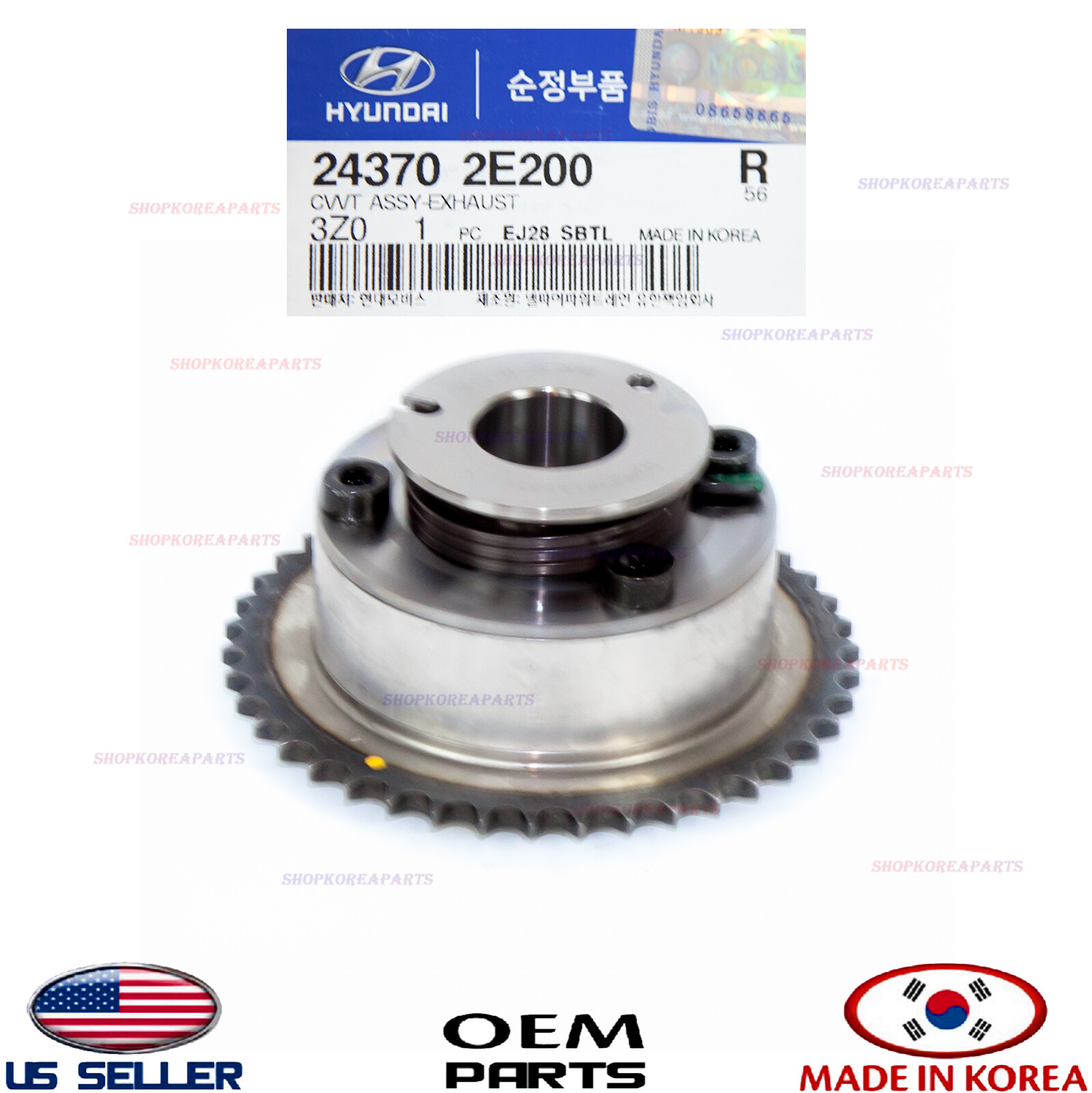 Genuine CVVT Exhaust Timing Gear OEM Various HYUNDAI KIA 2.0L *see ...