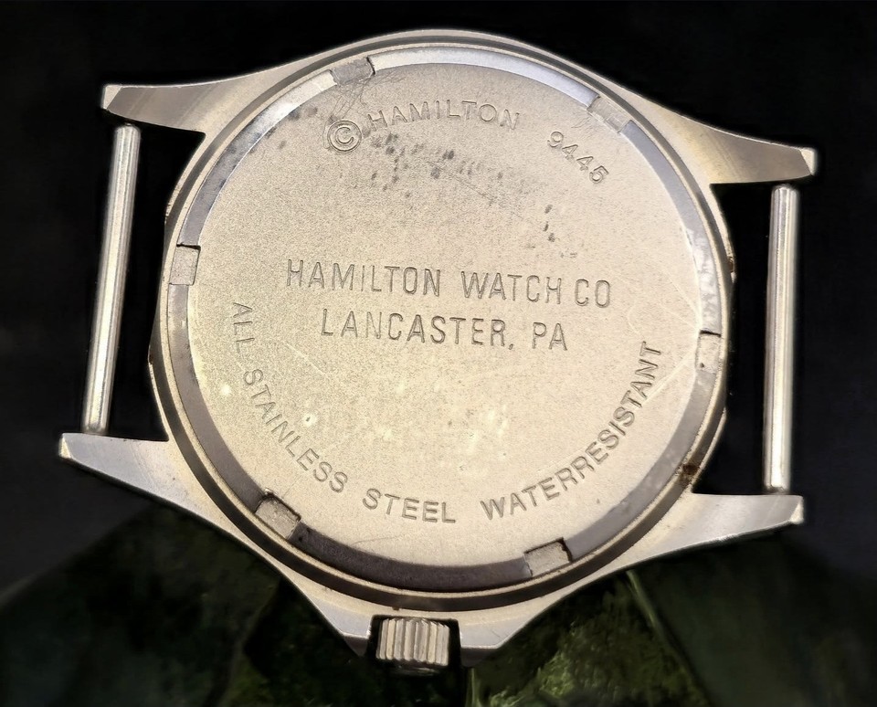 Vintage HAMILTON "L.L. Bean" Quartz 'Roger Moore' Military Field Men's ...