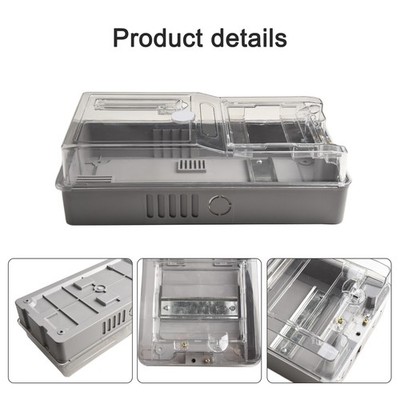 6-Circuit Single-Phase Transparent Meter Box with Strong Load-Bearing ...