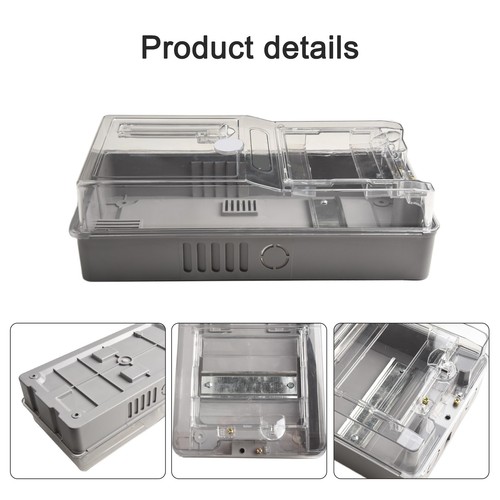 6-Circuit Single-Phase Transparent Meter Box with Strong Load-Bearing ...