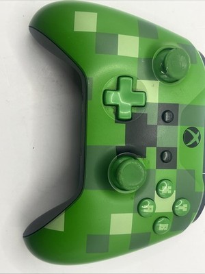 Microsoft Xbox One Wireless Controller Minecraft Creeper READ! Missing ...