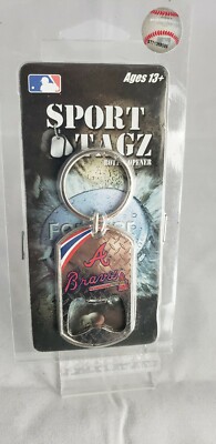 Atlanta Braves Sport Tagz Bottle Opener / Keychain. New In Package. | eBay