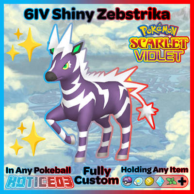 Shiny Zebstrika X Y