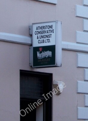 Photo 6x4 Conservative Club sign, Long Street Atherstone/SP3197 The ...