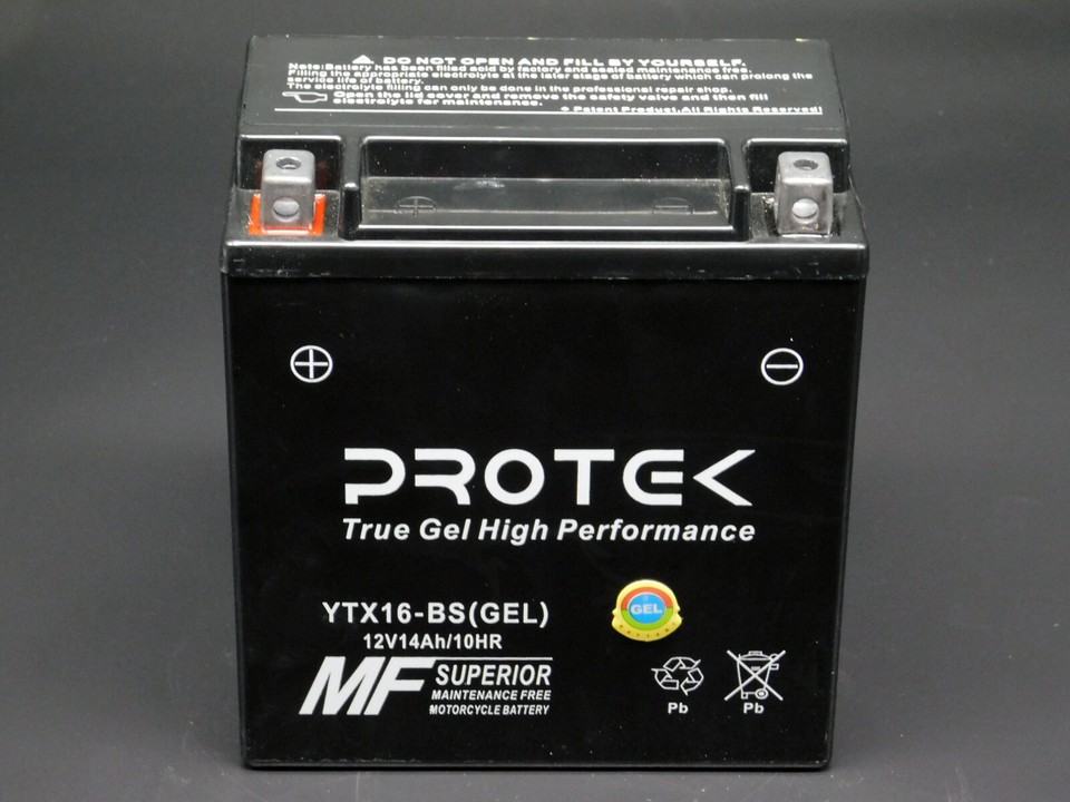 YTX16-BS YTX20CH-BS YTX16-BS-1 Motorcycle 12V 14Ah GEL Battery ATV UTV ...