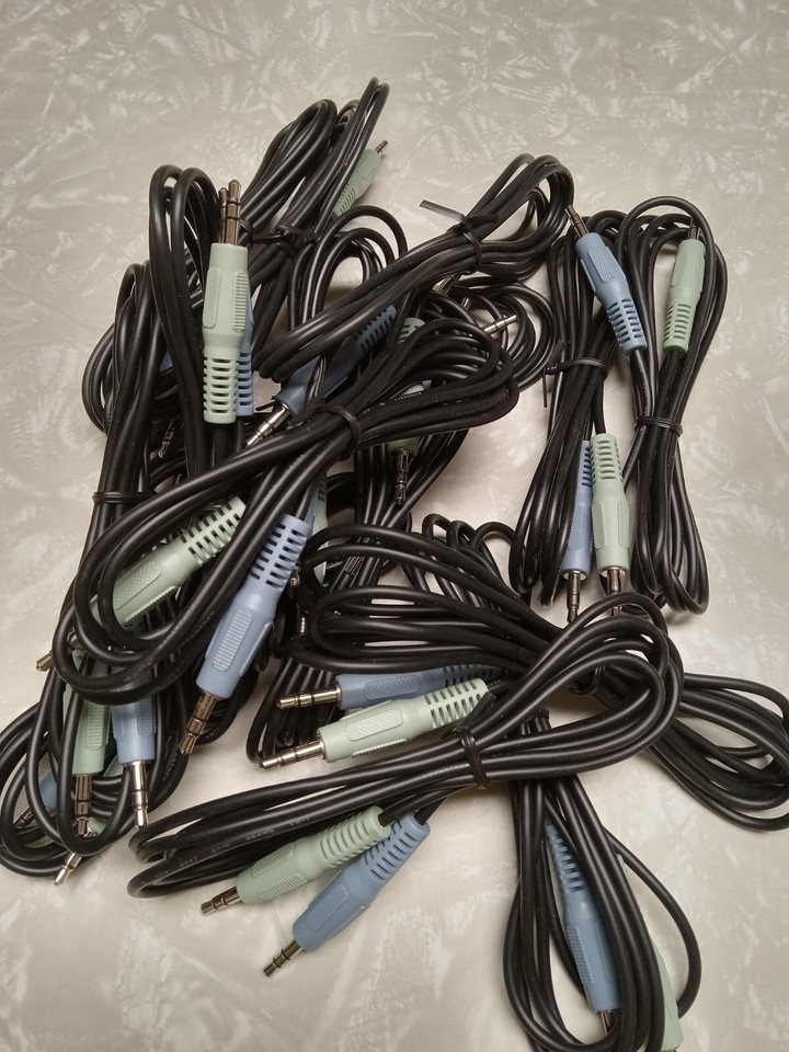 70 inch Long 3.5mm Male to Male AUX Extension Cable Cord Stereo ...