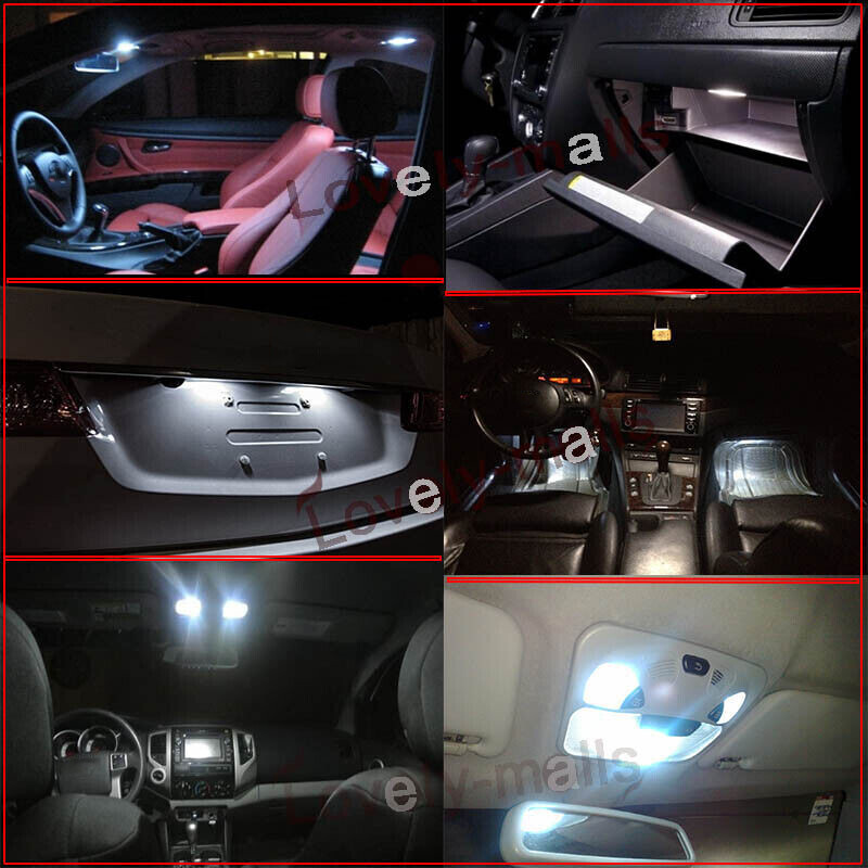 NEW Error Free White Auto Light Interior LED Package 9x for Audi A6 C7 ...