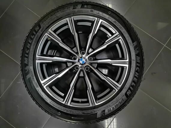 OEM Genuine BMW 20" Style 740M Wheels Rims & Winter Snow Tires X5 X6 ...