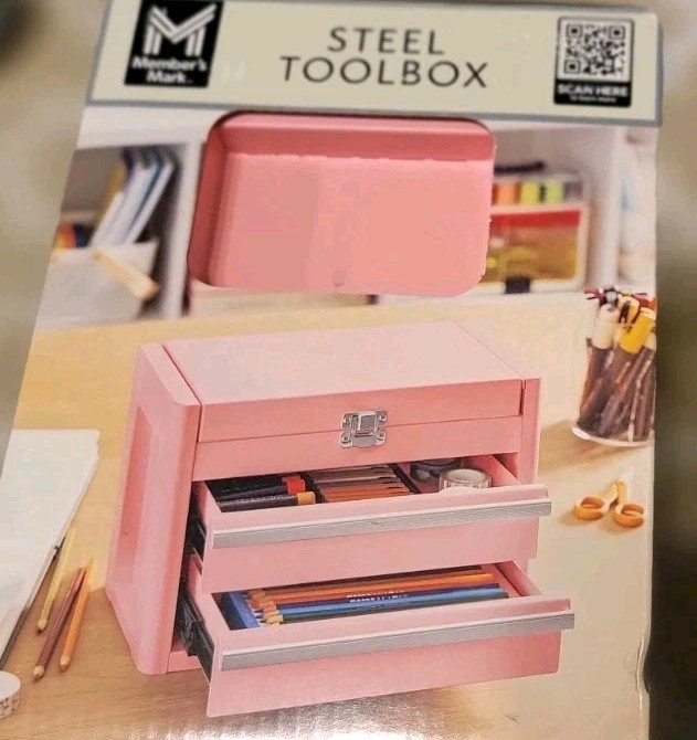 STEEL TOOLBOX Member's Mark 2-Drawer Powder Coated (Pink) | eBay