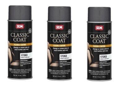SEM CLASSIC COAT Paint Leather Vinyl Classy Gray Color Aerosol Ea 17263 ...
