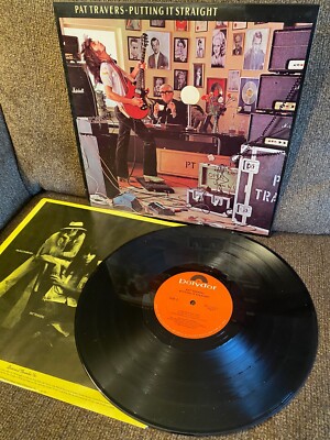 PAT TRAVERS Putting It Straight 1977 Polydor LP PD-1-6121 EXC/EXC+ w ...