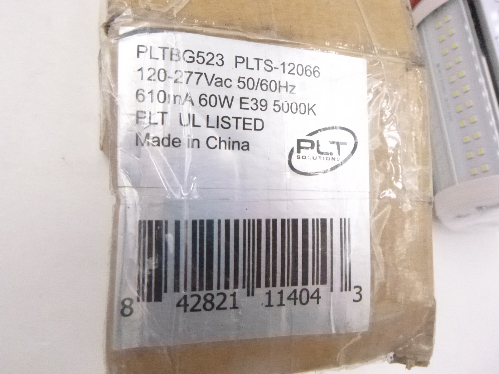 PLT Solutions PLTBG523 60W E39 5000K LED BULB 50/60Hz 610mA | eBay