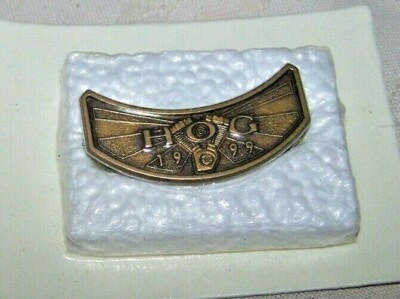 HARLEY DAVIDSON OWNERS GROUP HOG H.O.G. ROCKER 1999 VEST JACKET HAT PIN ...