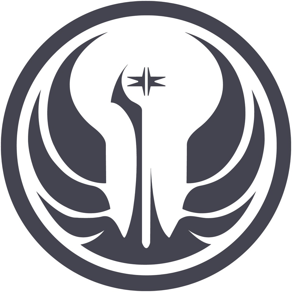 Star Wars Old Republic Logo 4" Vinyl Decal Sticker Galactic Republic ...