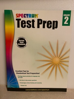 Spectrum: Spectrum Test Prep Workbook Grade 2 Paperback 2015 Brand New ...