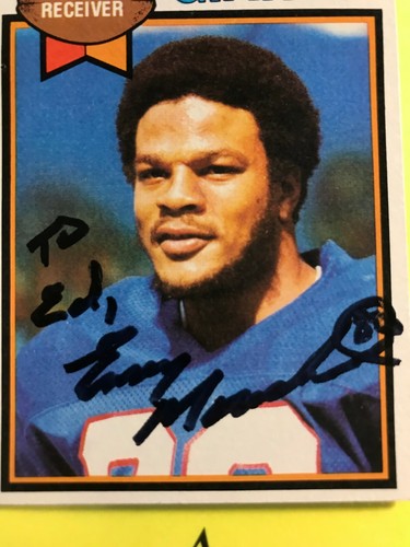 SIGNED EMERY MOOREHEAD 1979 TOPPS FOOTBALL CARD AUTOGRAPH GIANTS | eBay