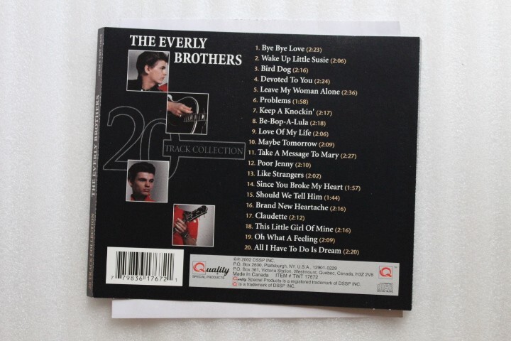 The Everly Brothers - 20 Track Collection CD | eBay