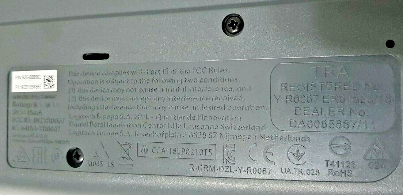 Logitech Wireless Touch Keyboard and Mouse Bundle K330 M215 for sale ...