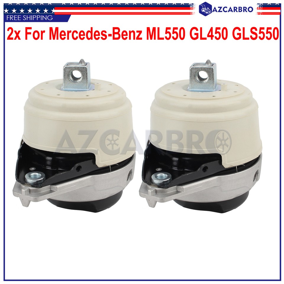 2pcs Fits For Mercedes-Benz GL550 2013 - 2016 New Engine Mount Right ...