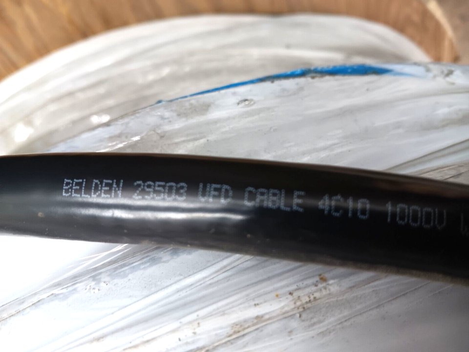 BELDEN 29503 4 Wire Copper Flex Omni Cable VFD 10 AWG SHIELDED, 1000V ...