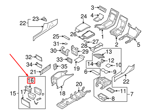 Cendrier de console centrale VOLVO S60 MK1 1302275 NOUVEAU ORIGINE | eBay