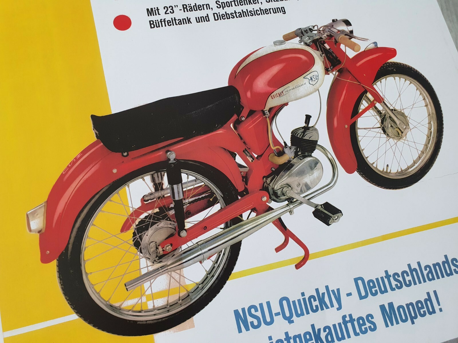 NSU Quickly Cavallino * Poster Plakat * NEU/Reproduktion/Nachdruck | eBay.de