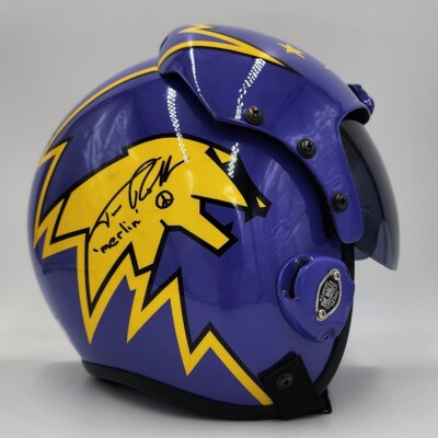 Tim Robbins Signed "Top Gun" Merlin Aviator Helmet w/ authentication | eBay