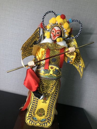 Handmade Traditional Chinese Peking Opera Doll NIB 14" Tall | eBay