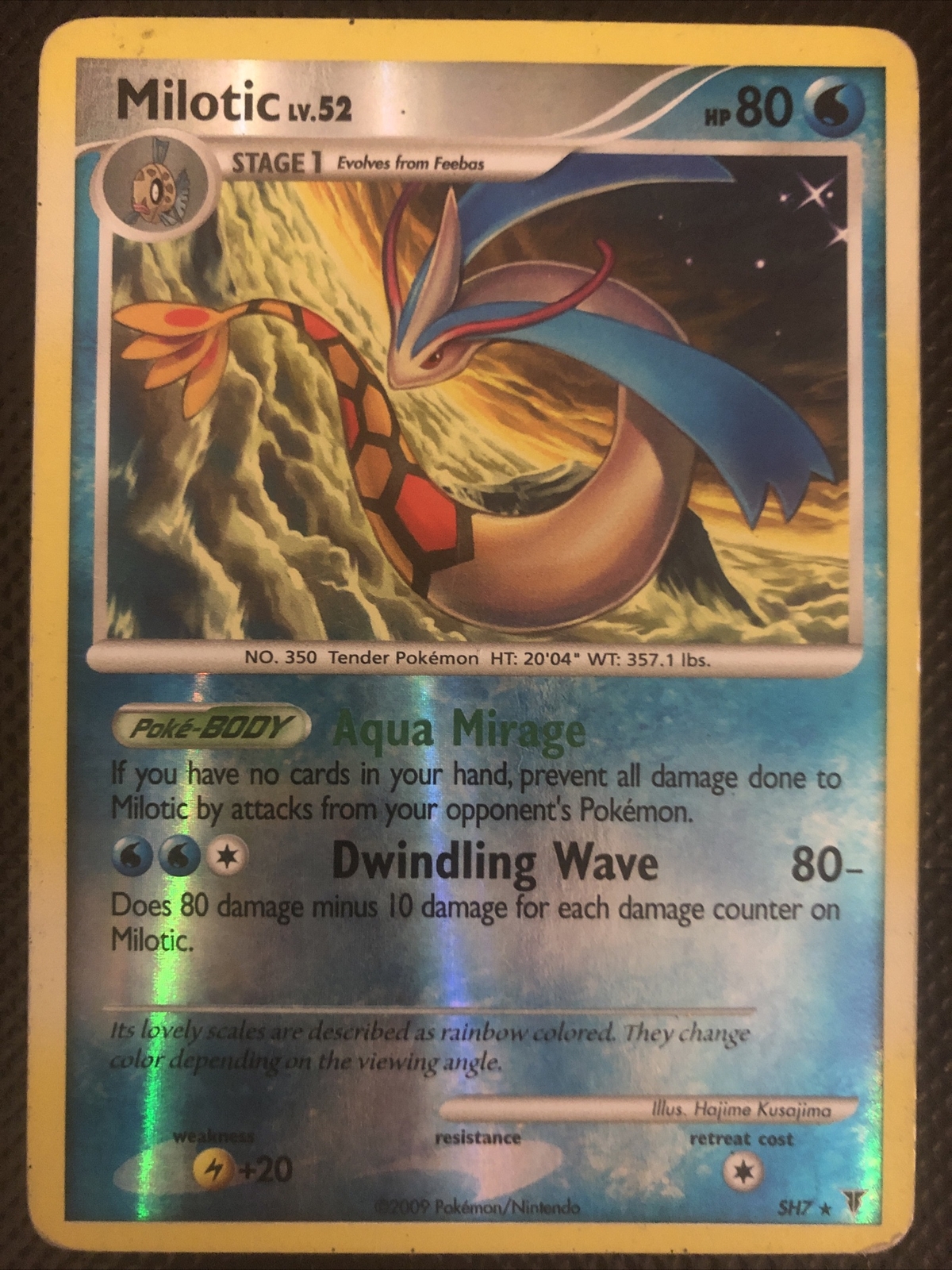 Milotic Shiny Card
