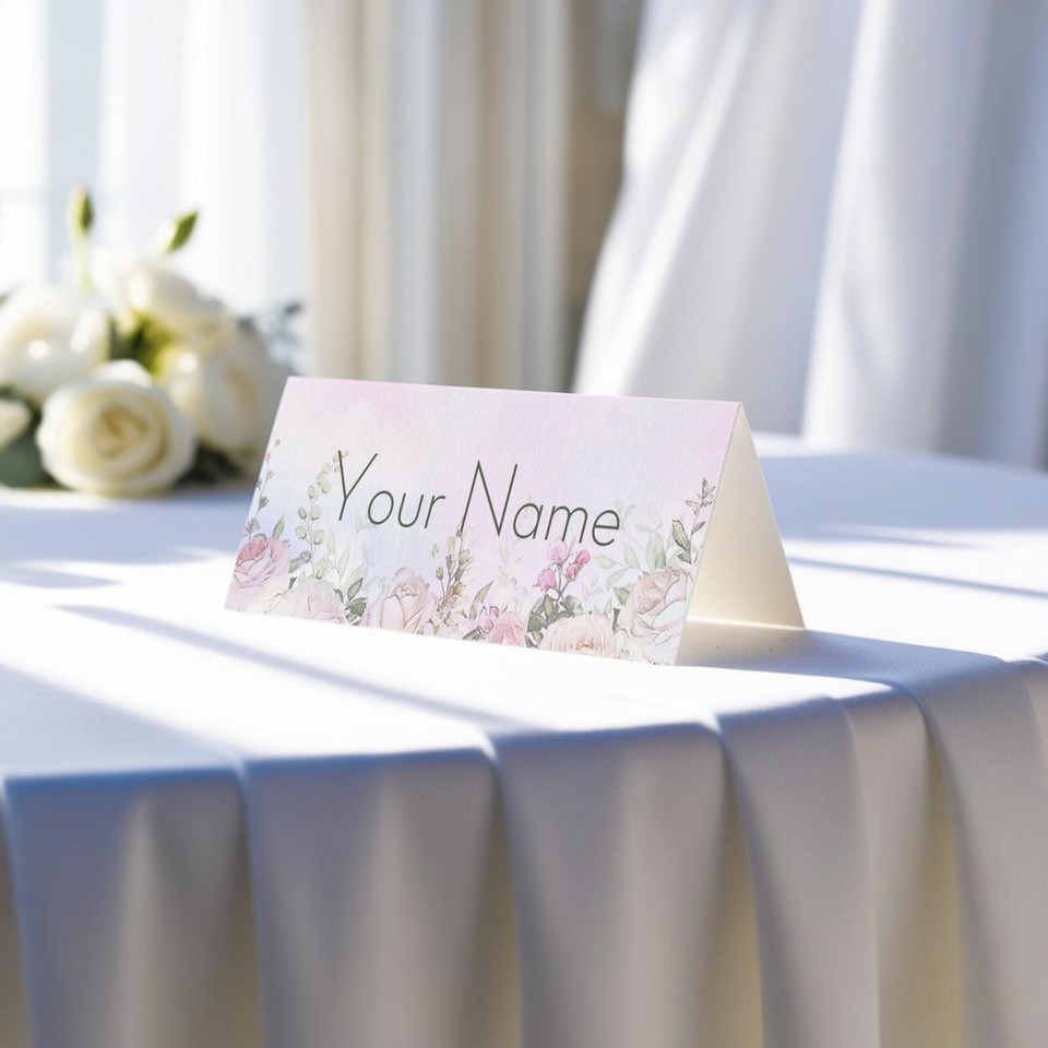 Personalised Place Cards, Table Name Cards for Weddings, Place Table ...