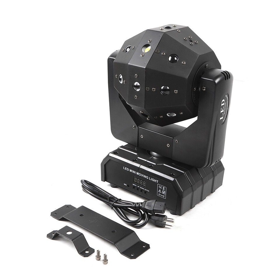 RGBW LED Laser Moving Head Stage Light DMX DJ Disco Party Effect ...