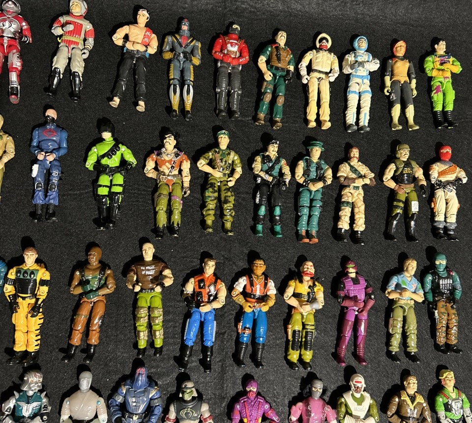 Huge Gi Joe (60) Figures Lot 80s and up, Scarlet straight arm, Duke | eBay