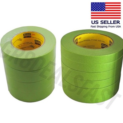 3M Scotch 233+ Green Performance Masking Tape - 4 Rolls 26338 & 6 Rolls ...