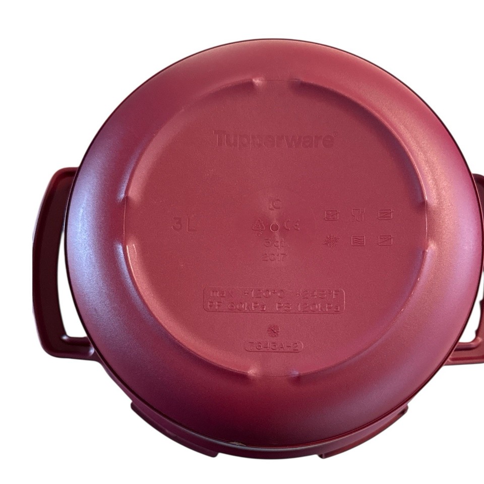 Tupperware Microwave Pressure Cooker 2-qt Complete NIB Cranberry | eBay