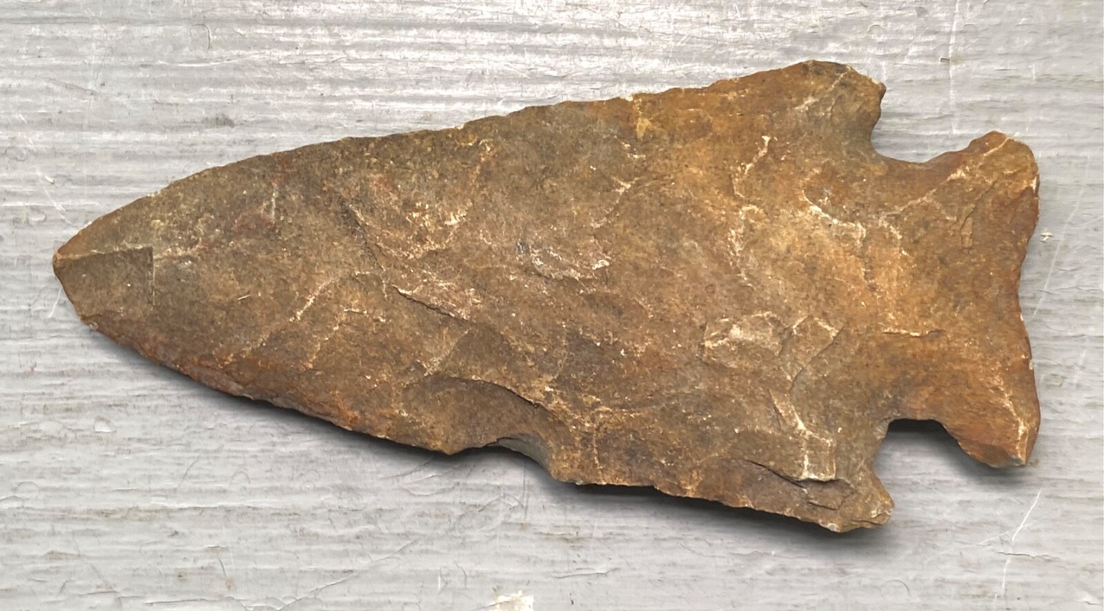 2 5/8” LONG CORNER NOTCH ARROWHEAD w GOOD PATINA | eBay