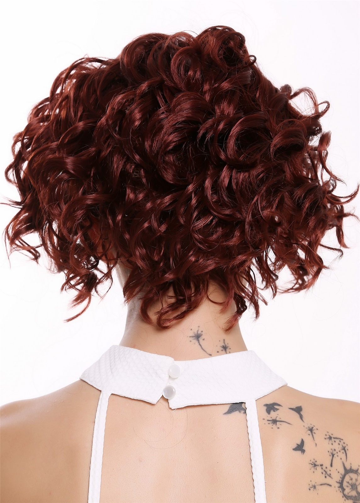 WIG ME UP Women's Wig Short Wavy Wild Wave Sexy Red Brown Rust Brown | eBay