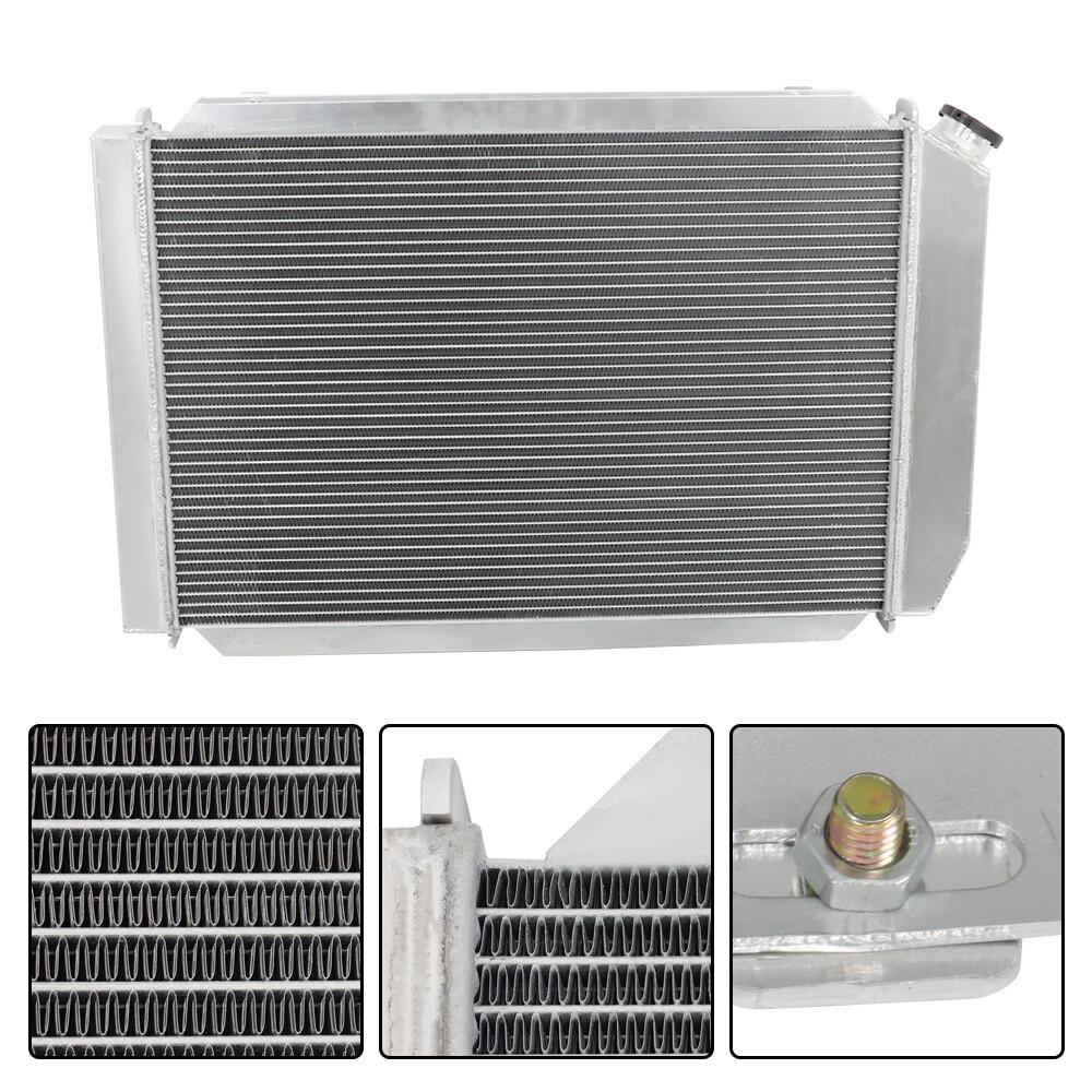 For 79-93 Ford Mustang Foxbody 5.0L2.3L AT/MT 3 Row Aluminum Radiator ...