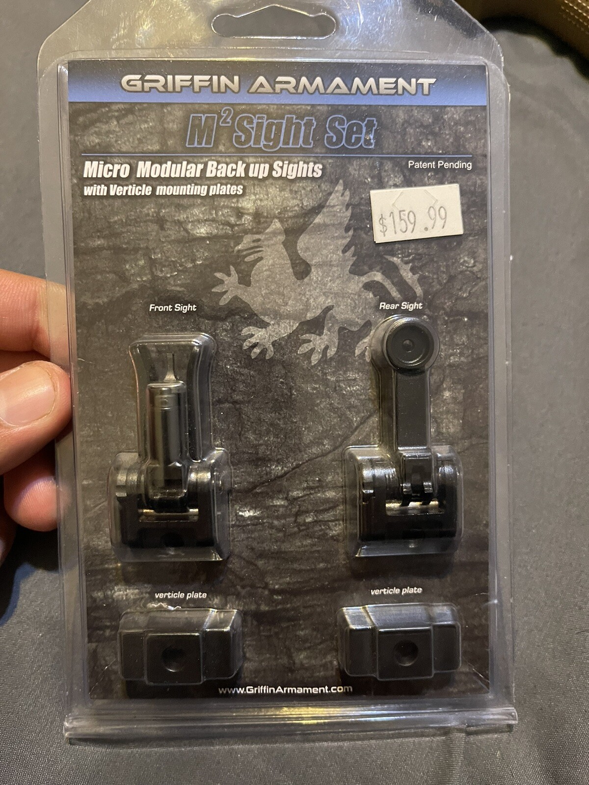 Griffin M2 Armament Sight Set - GAM2S (Black) for sale online | eBay
