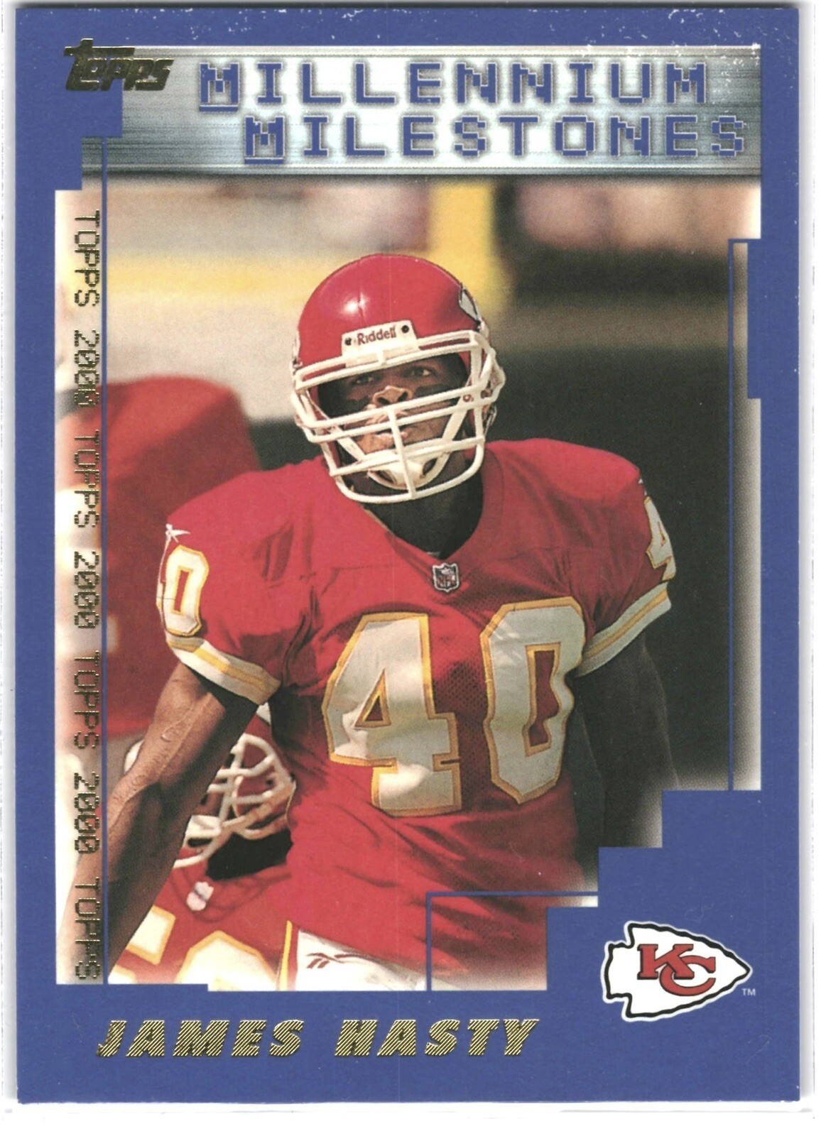 2000 Topps James Hasty Millennium Milestone Kansas City Chiefs #337 | eBay