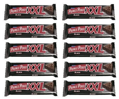 OLZA PRINCE POLO BLACK XXL - 10x50G = 500G - CHOCOLATE COVERED WAFER | eBay