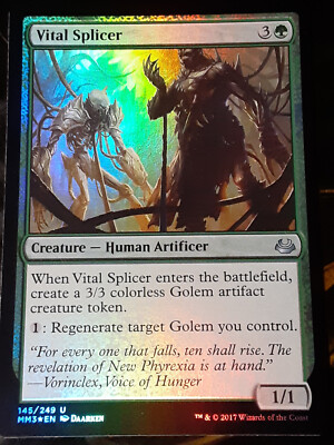 Vital Splicer FOIL , Modern Masters 2017 , LP , MTG, FREE SHIPPING | eBay