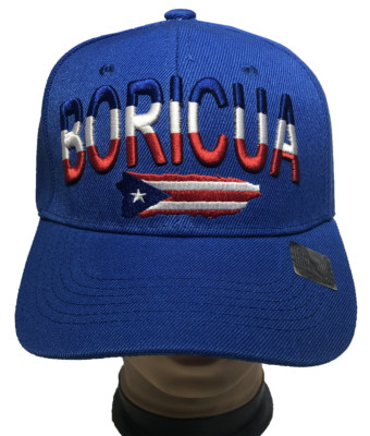BORICUA PUERTO RICO Embroidered Adjustable Baseball Cap Hats LOT Free ...