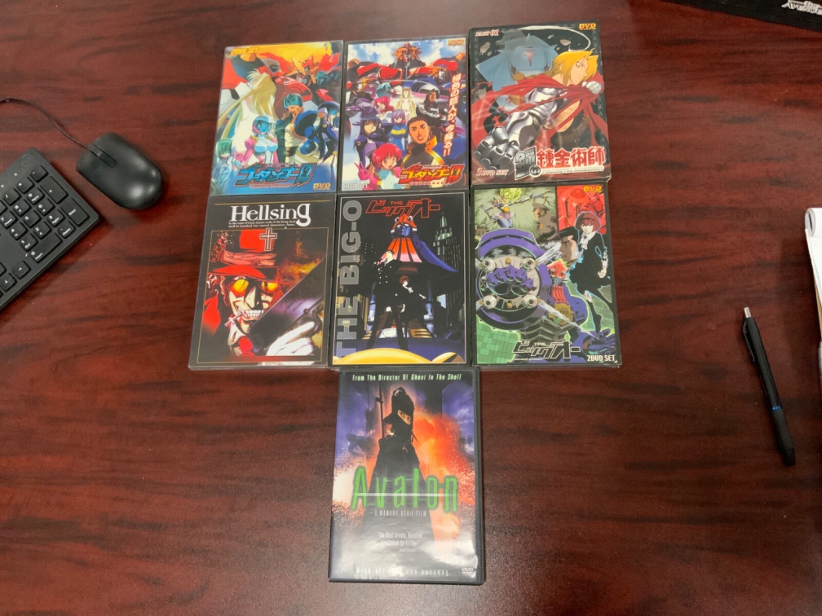 Anime Series Godannar Box Set Fullmetal Alchemist Hellsing Lot of 7 ...