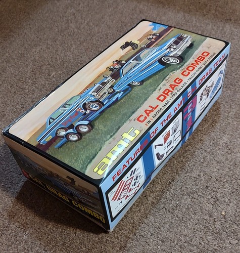AMT Cal Drag Combo / A Ford Galaxie 1964, a Falcon 1965 w/ Flat bed ...