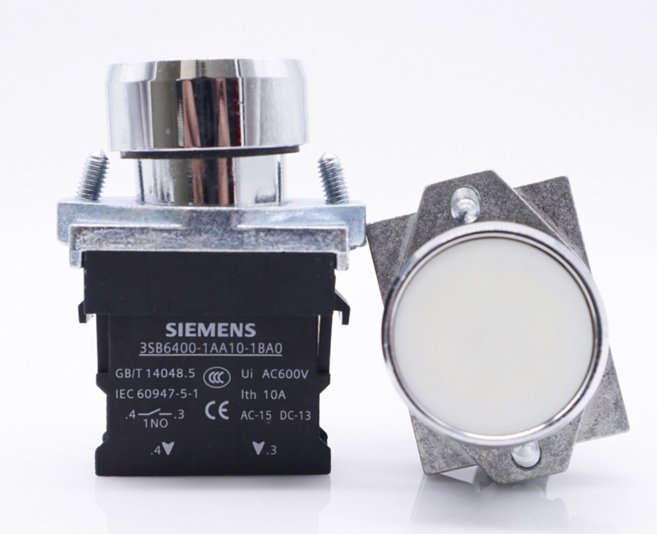 1pcs SIEMENS Push Button Switch 3SB6160-0AB60-1BA0 White | eBay